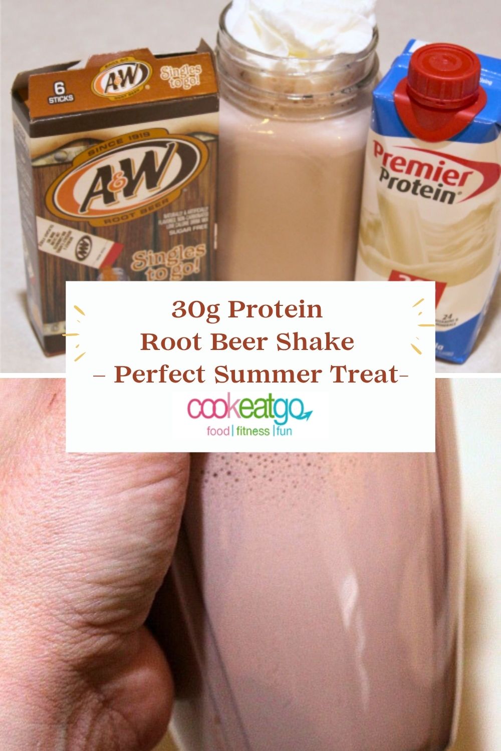 Root Beer Protein Shake Recipe - Cook Eat Go