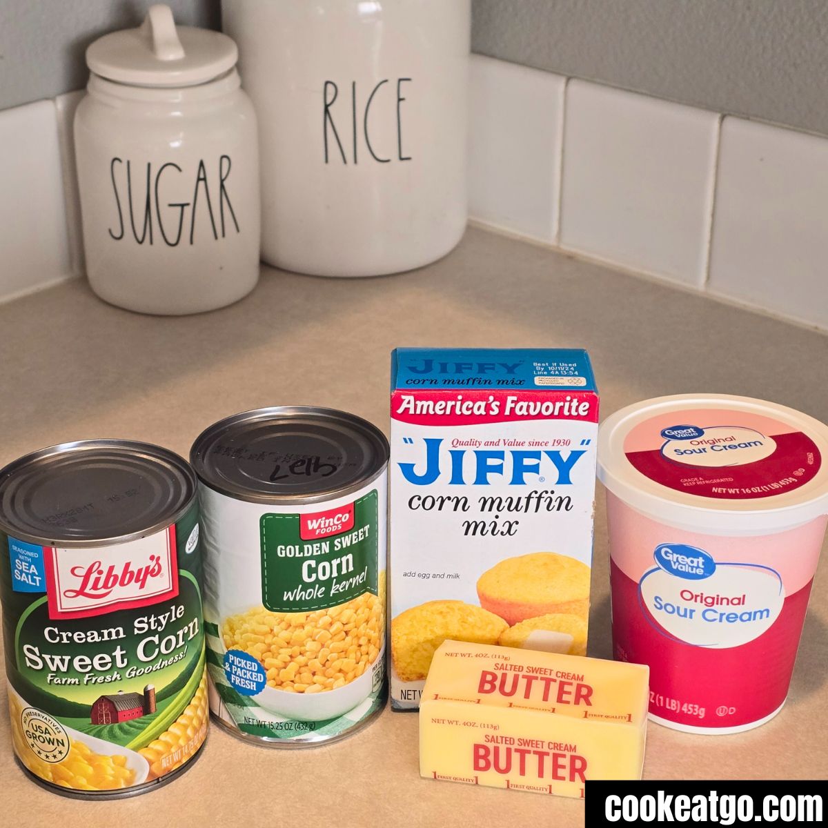 Jiffy Cornbread Made With Creamed Corn - Cook Eat Go
