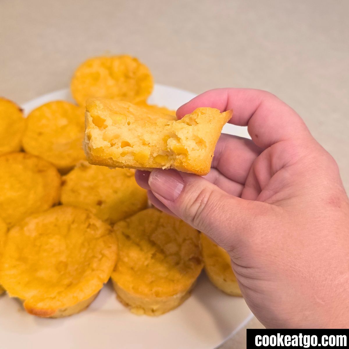 Jiffy Cornbread Made With Creamed Corn - Cook Eat Go